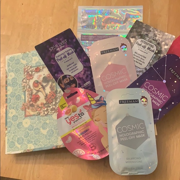 Other | 7 Glitter Face Masks In Storybook Box | Poshmark